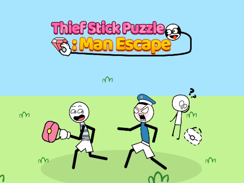 Thief Stick Puzzle: Man Escape 🕹️ Παίξτε online στο SGameS