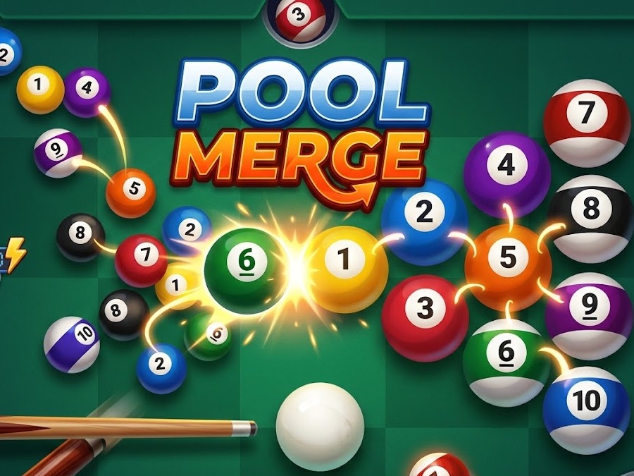 Pool Merge 🕹️ Παίξτε online στο SGameS
