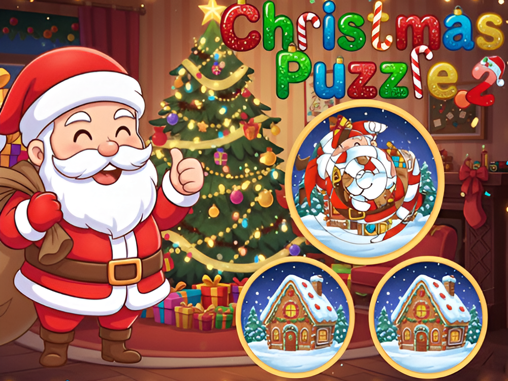 Christmas Puzzle 2 🕹️ Παίξτε online στο SGameS